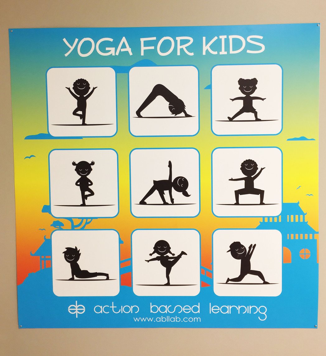 Yoga For Kids Poster